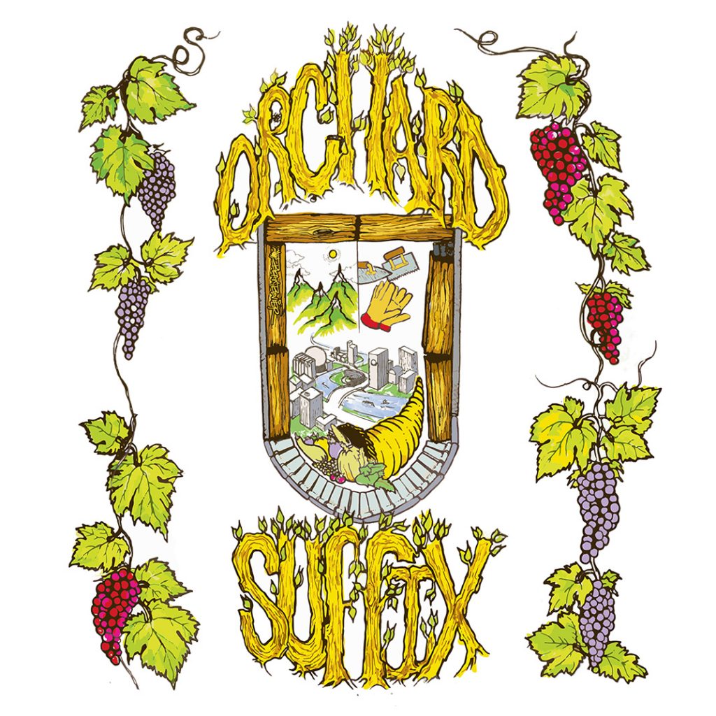 Orchard Sticker | Suffix Skateboarding